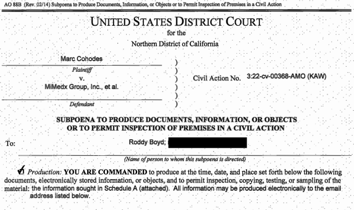 Subpoena for financial reporter’s documents in California suit quashed ...