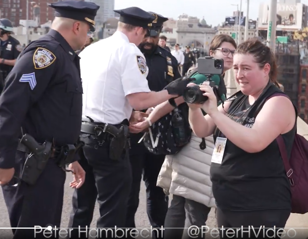Independent reporter held by NYPD while covering pro-Palestinian march ...