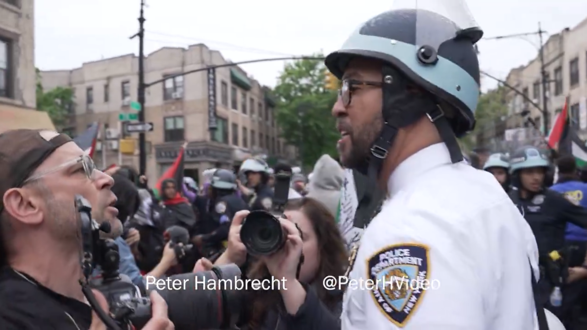 Photojournalist shoved, camera equipment damaged at NYC protest - U.S ...
