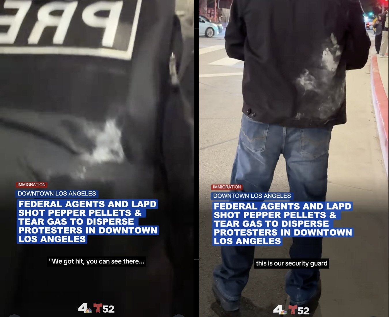 Reporter struck by pepper pellets and tear gas while covering LA ...